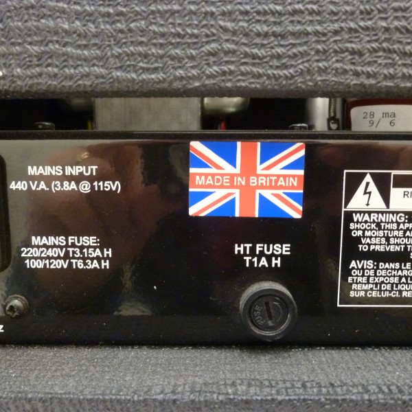 Hi Watt 100 Watt High Gain Valve Made in England - My Guitars 4U